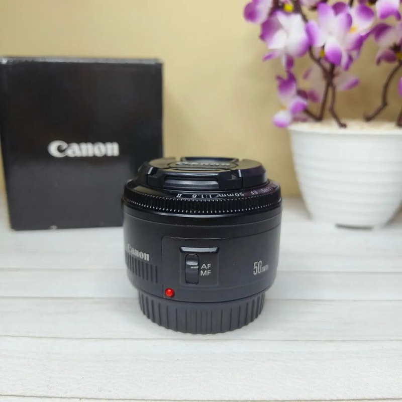 Jual Fix Canon 50mm ii f1.8 Bookeh Sangat blur hasil Tajam | Shopee ...