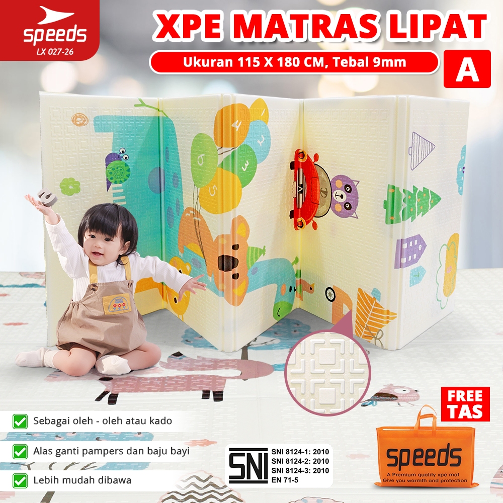 Jual SPEEDS SNI Playmate Bayi Karpet Lipat Playmat Bayi Karpet ...