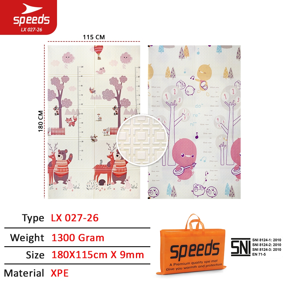 Jual SPEEDS SNI Playmate Bayi Karpet Lipat Alas Playmat Bayi Matras ...