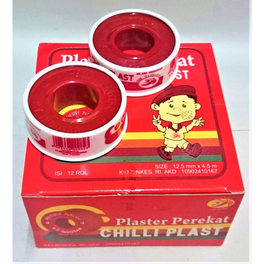 Jual Chilli Plast | Plester Perekat Roll Coklat 1.25 cm x 4.5 m ...