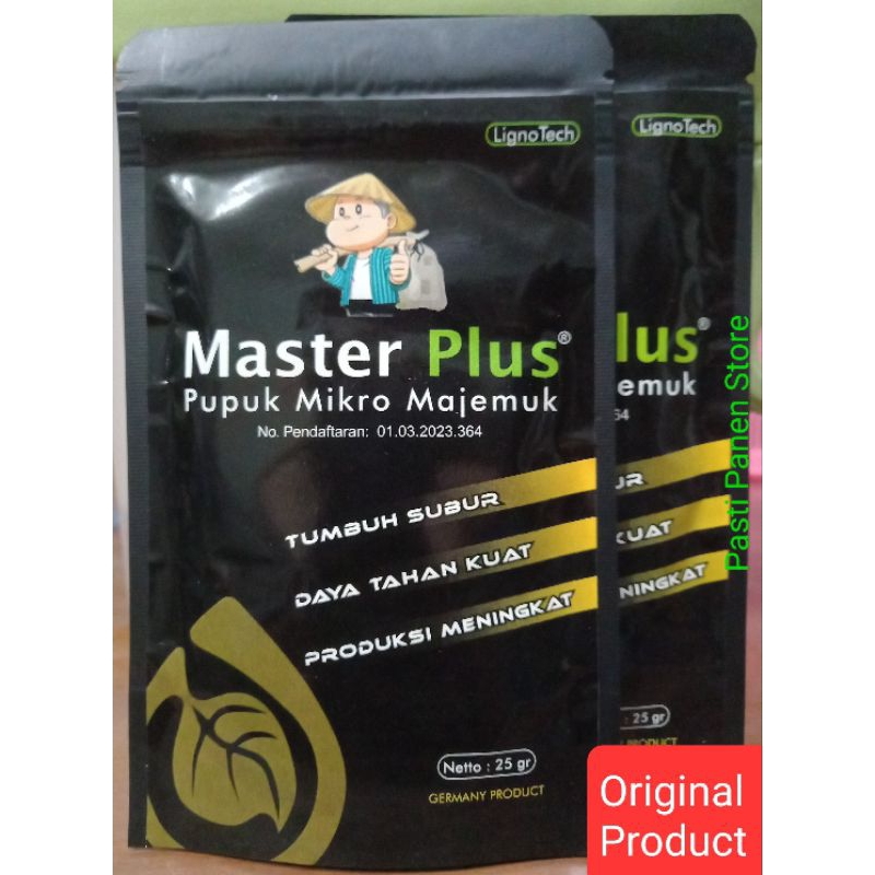 Jual Pupuk Master Plus Pupuk Mikro Majemuk untuk semua tanaman budidaya (pangan,sayuran, buah ...