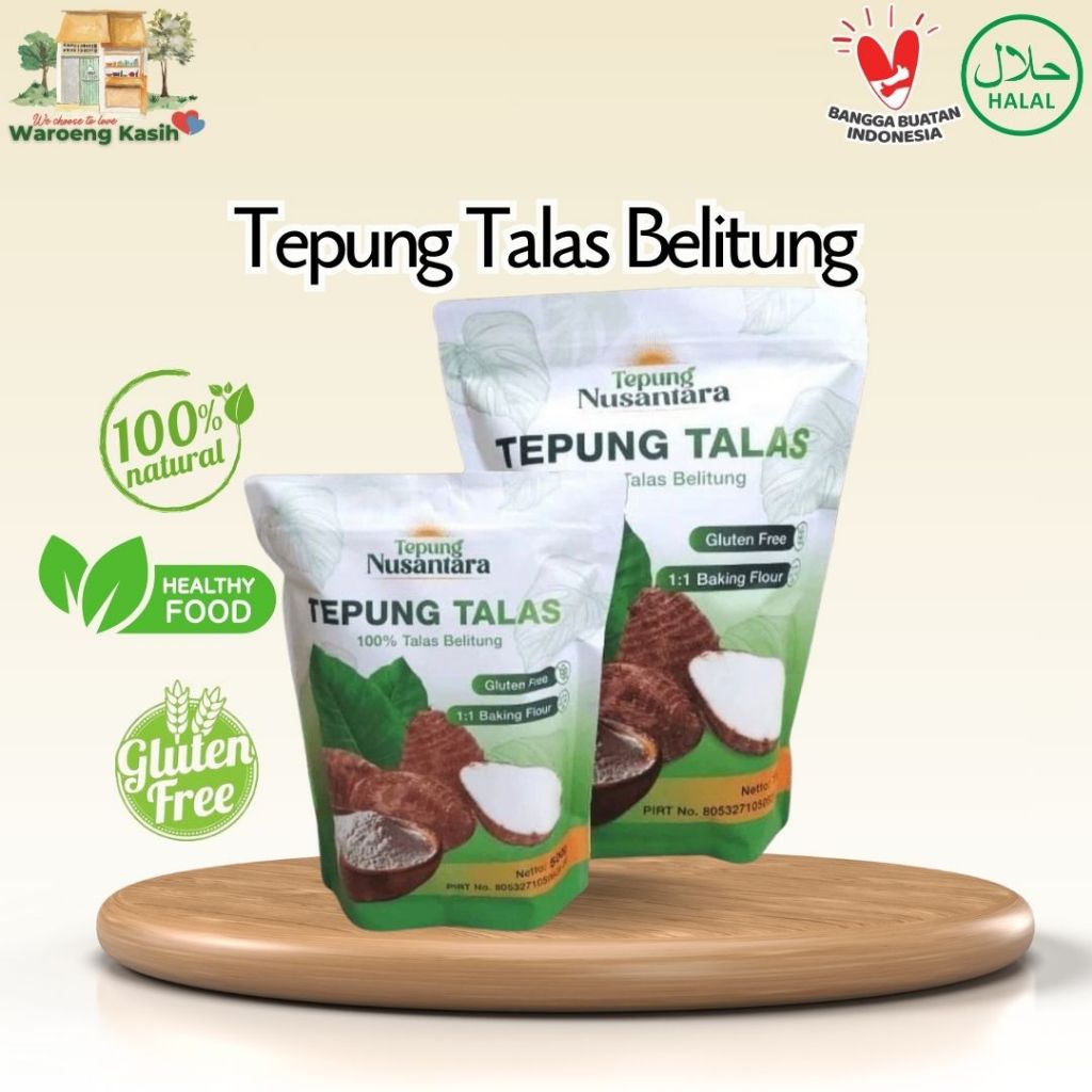 Jual Tepung Talas Nusantara / Tepung Sehat Gluten Free | Shopee Indonesia