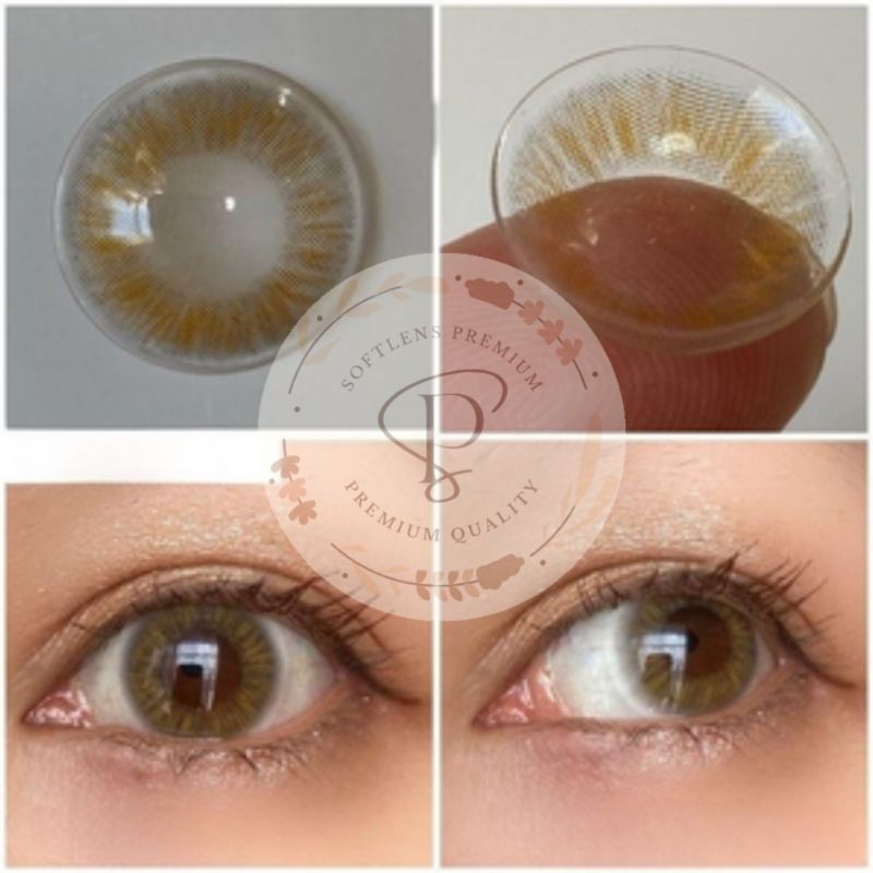 Jual Softlens Brown Ring Tipis M Diameter 14.5 mm | Softlens Super ...