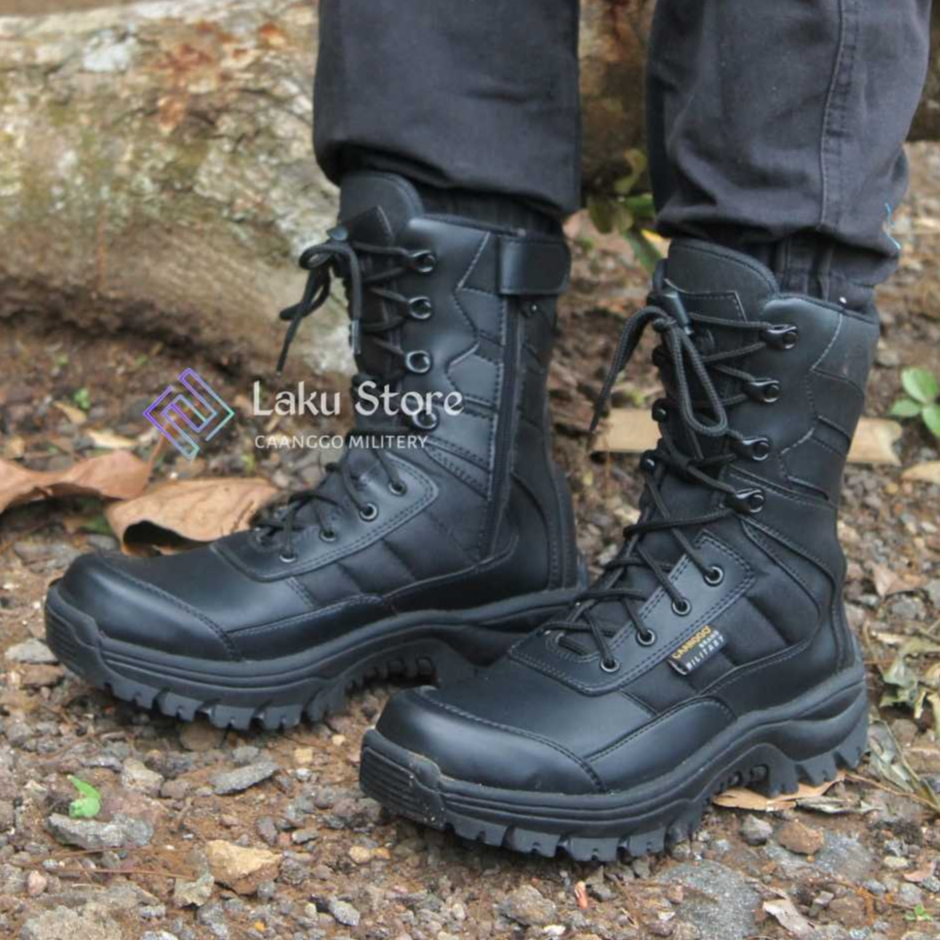 Jual SEPATU PDL TNI TACTICAL UJUNG BESI TERBARU 2023 ORIGINAL CAANGGO ...