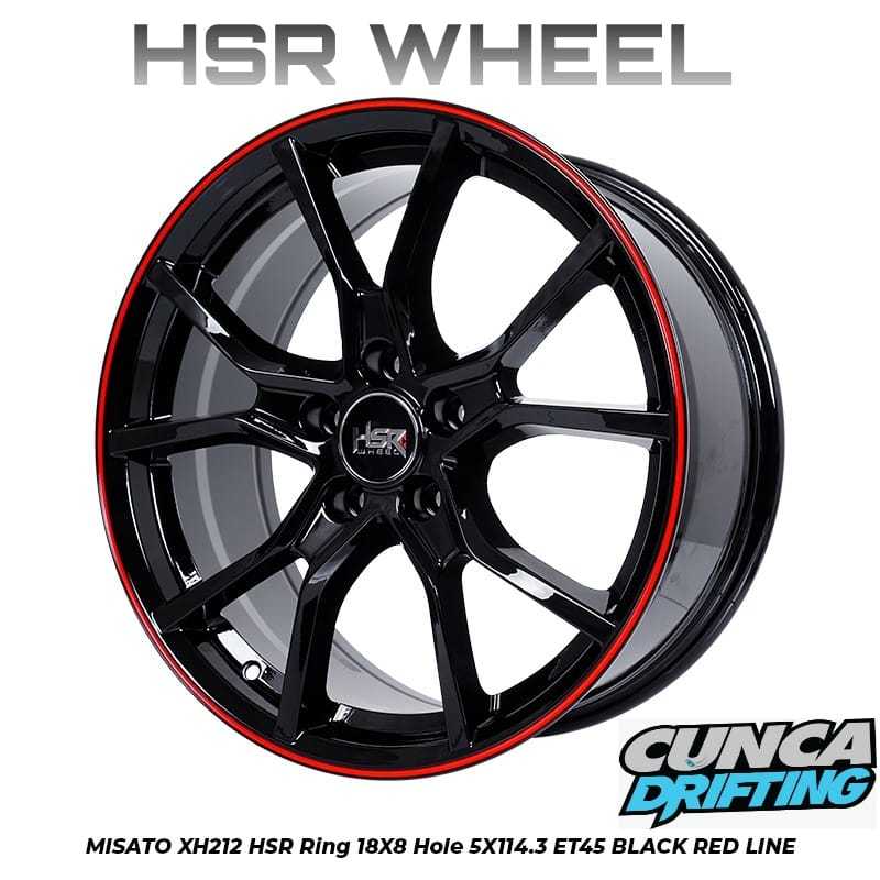 Jual Velg Racing Ring 18 HSR Type Misato Pelek Mobil R18 Untuk Xpander Innova Rush Terios Dll ...