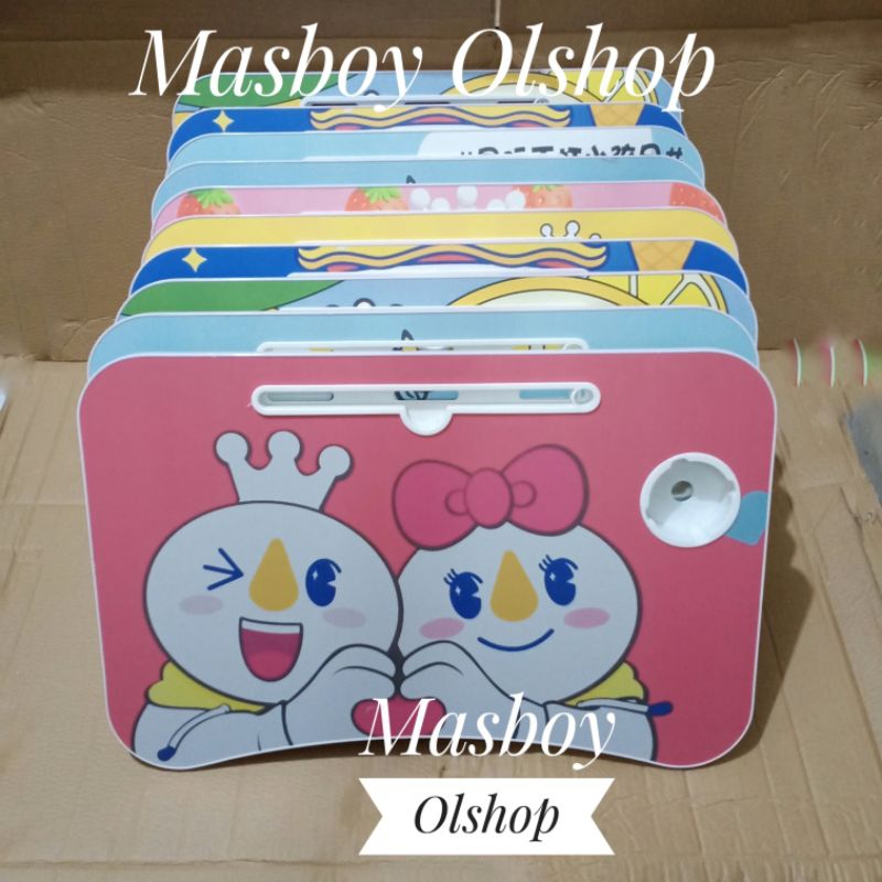 Jual Meja Belajar Lipat Karakter Mixue Fortable Meja Laptop 60x40 cm ...