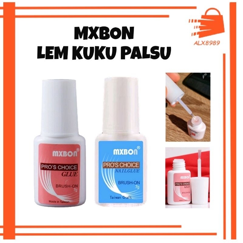 Jual MXBON LEM KUKU CAIR 7GR DENGAN KUAS LEM KUKU PLASU FAKE NAILS ART GLUE MAINCURE | Shopee ...