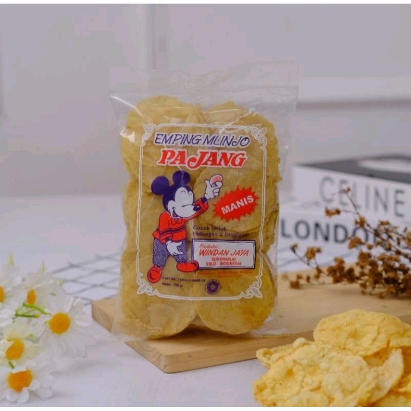 Jual Emping mentah 250 gram super enak khas pajang solo surakarta rasa ...