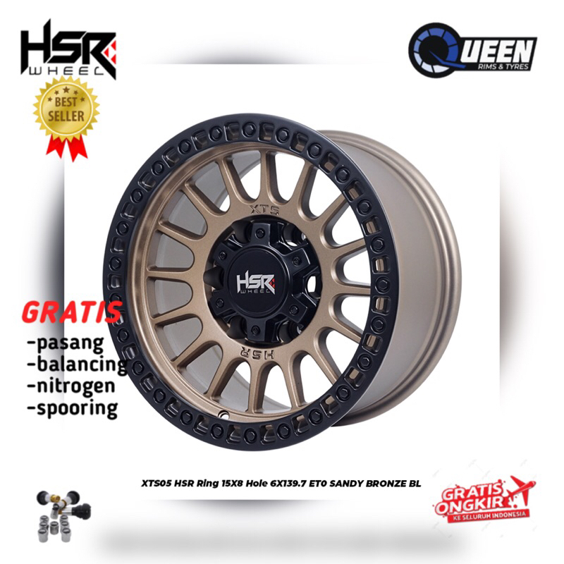 Jual VELG RACING SEMI OFFROAD R15 XTS-06 untuk mobil pajero, fortuner ...