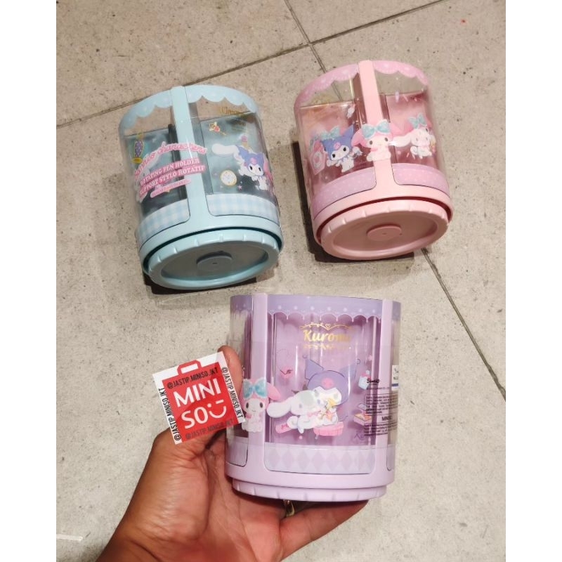 Jual MINISO x SANRIO 🆕 SANRIO Character Rotating Pen Holder My Melody ...