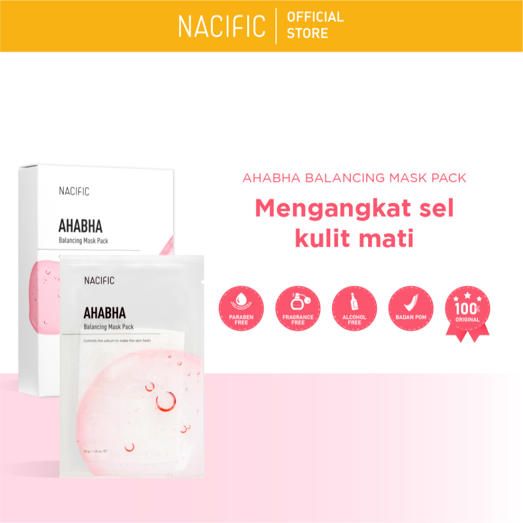 Jual Nacific Pink Ahabha Balancing Mask Pack | Shopee Indonesia