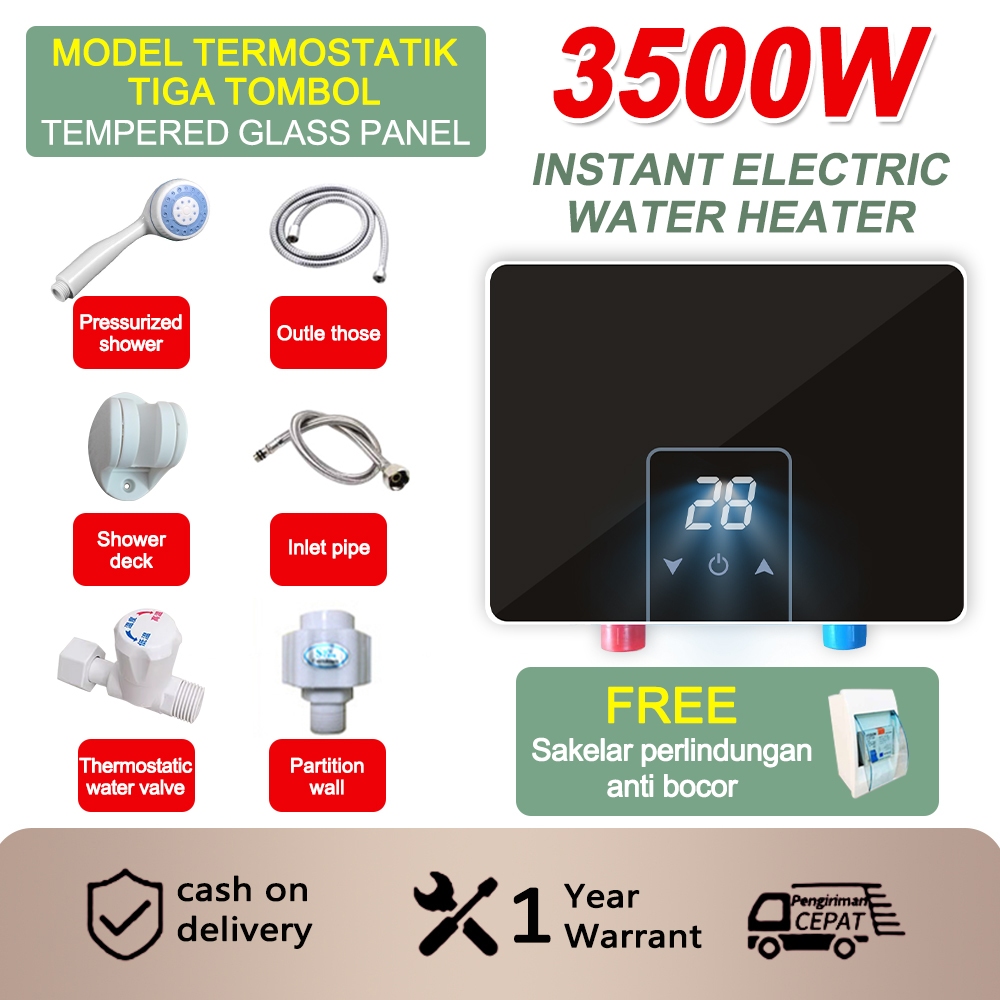 Jual BLUE SKY Pemanas air listrik instan yang dipasang di dinding/Water ...