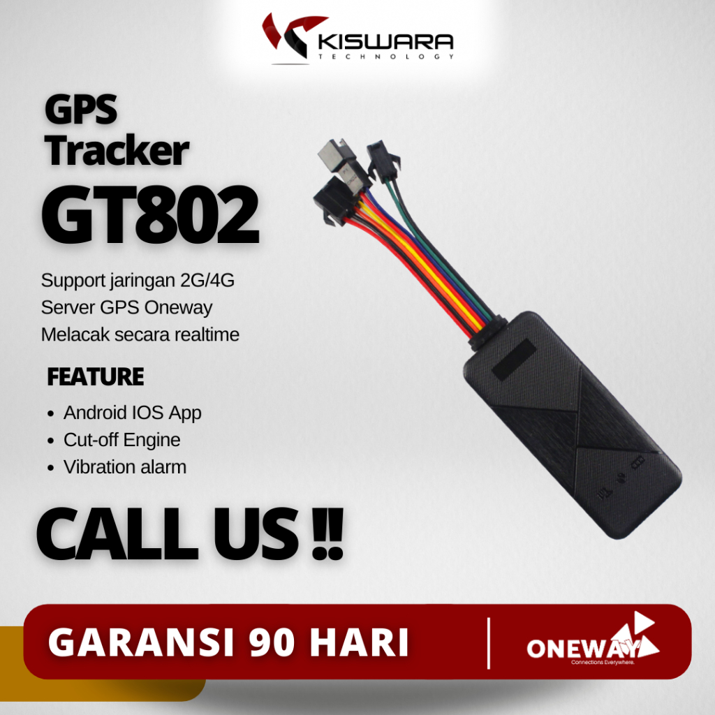 Jual [Promo] GPS Tracker Motor Mobil OneWay GT802 [2G/4G] Belum Gratis ...