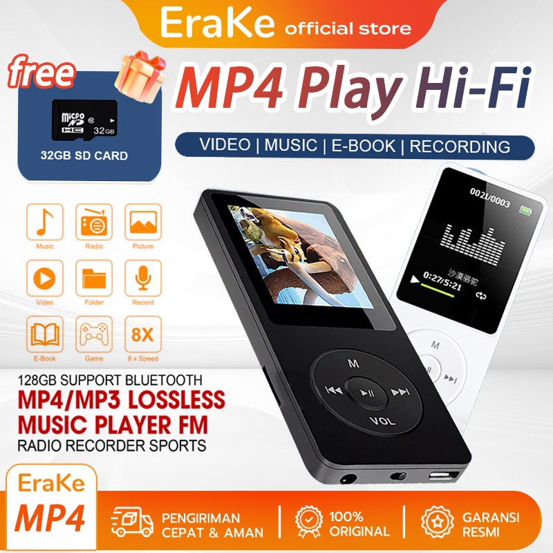 Jual Mp3 Mini Player Bluetooth Mp4 Player Bluetooth Free 32gb Card