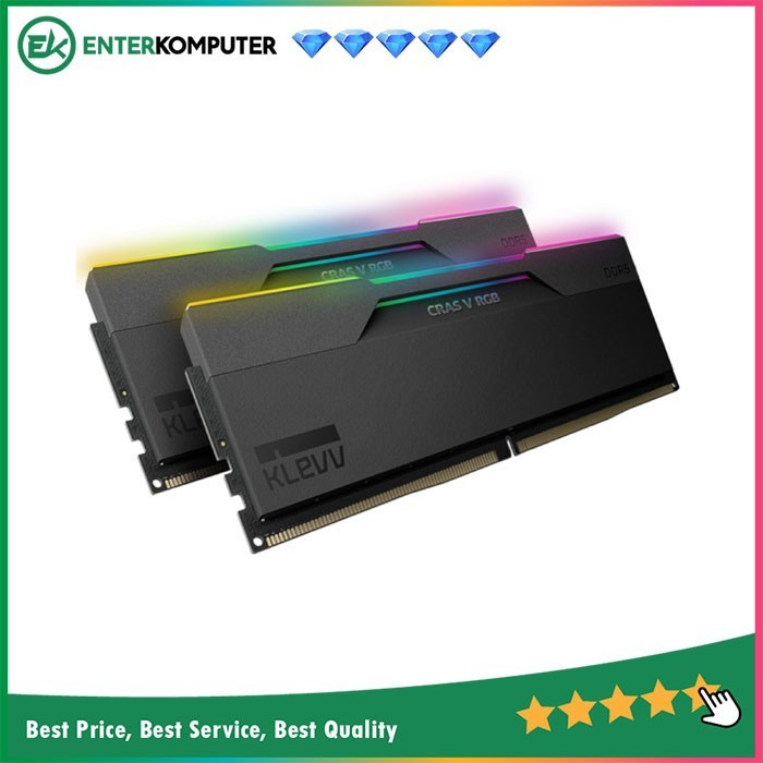 Jual KLEVV CRAS V RGB DDR5 PC51200 6400MHz 64GB (2X32GB) / RAM PC DDR5 64GB | Shopee Indonesia