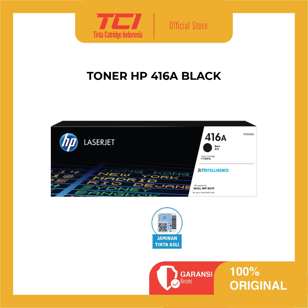 Jual Toner HP 416A Black Original (W2040A) | Shopee Indonesia