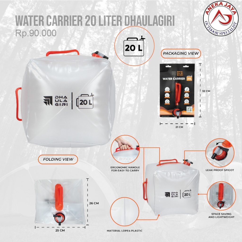 Jual WATER CARRIER 20 LITER DHAULAGIRI JERGEN AIR | Shopee Indonesia