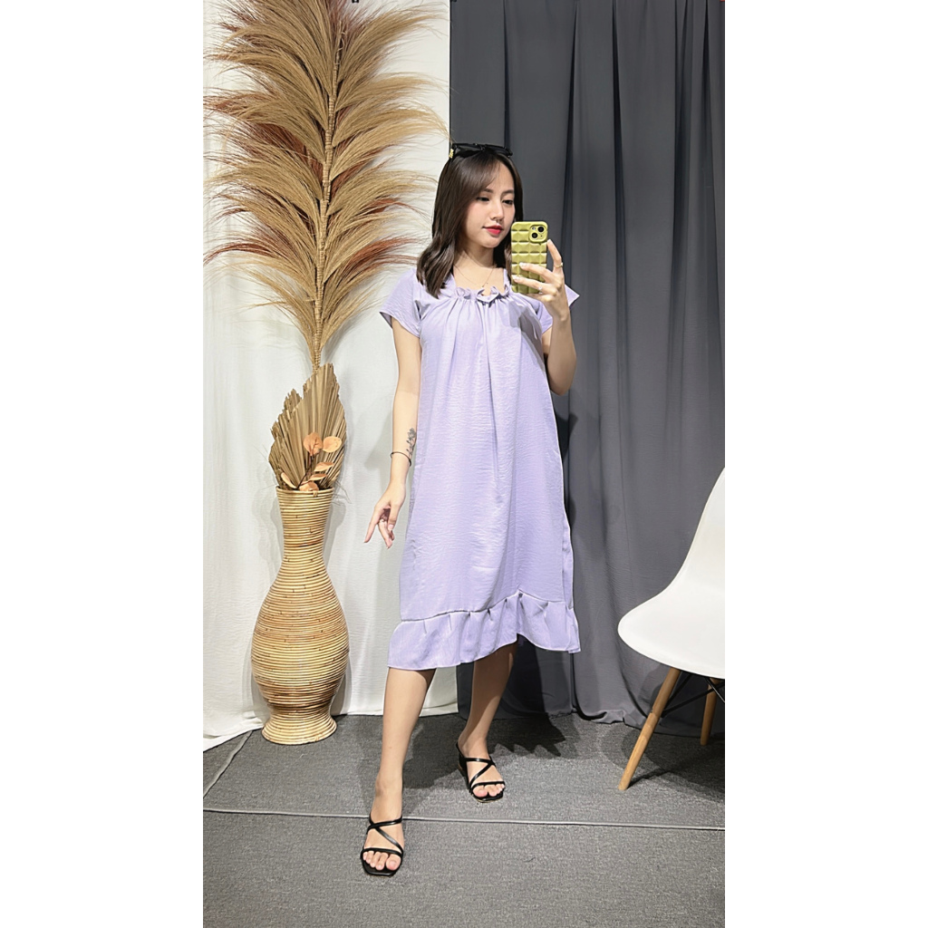 Jual RX FASHION - DASTER DRESS FUJI CRINCLE L - XXL / DASTER MIDI ZARA ...