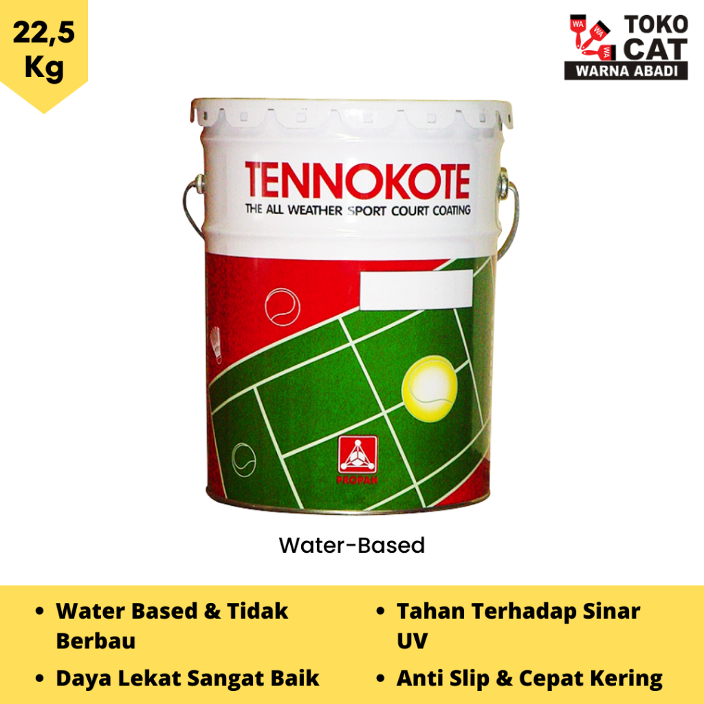 Jual CAT LAPANGAN TENNOKOTE KEMASAN 22,5 KG + PASIR | Shopee Indonesia