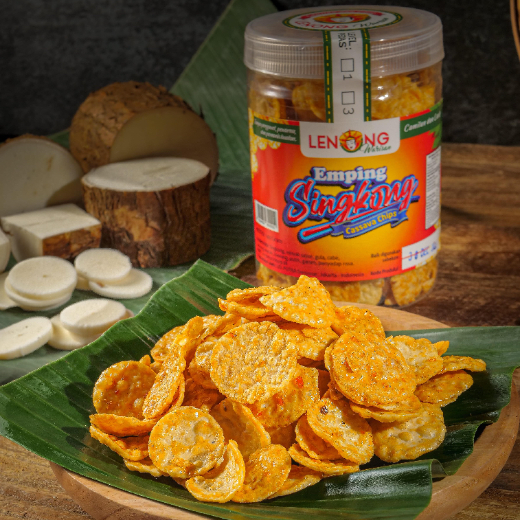 Jual Emping Singkong LENONG WARISAN - Emping Pedas Manis - Emping ...