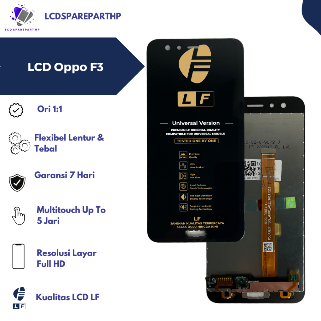 Jual LCD Oppo F3 Fullset Touchscreen | Shopee Indonesia