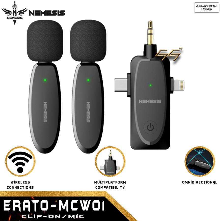Jual Clip On Wireless NYK Nemesis Erato MCW01 MCW-01 Microphone ...
