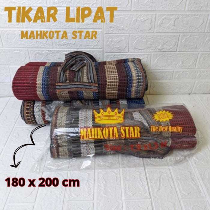Jual TIKAR LIPAT MAHKOTA MAHAMERU/ Tikar Lipat Hajatan Ukuran 180X200CM ...