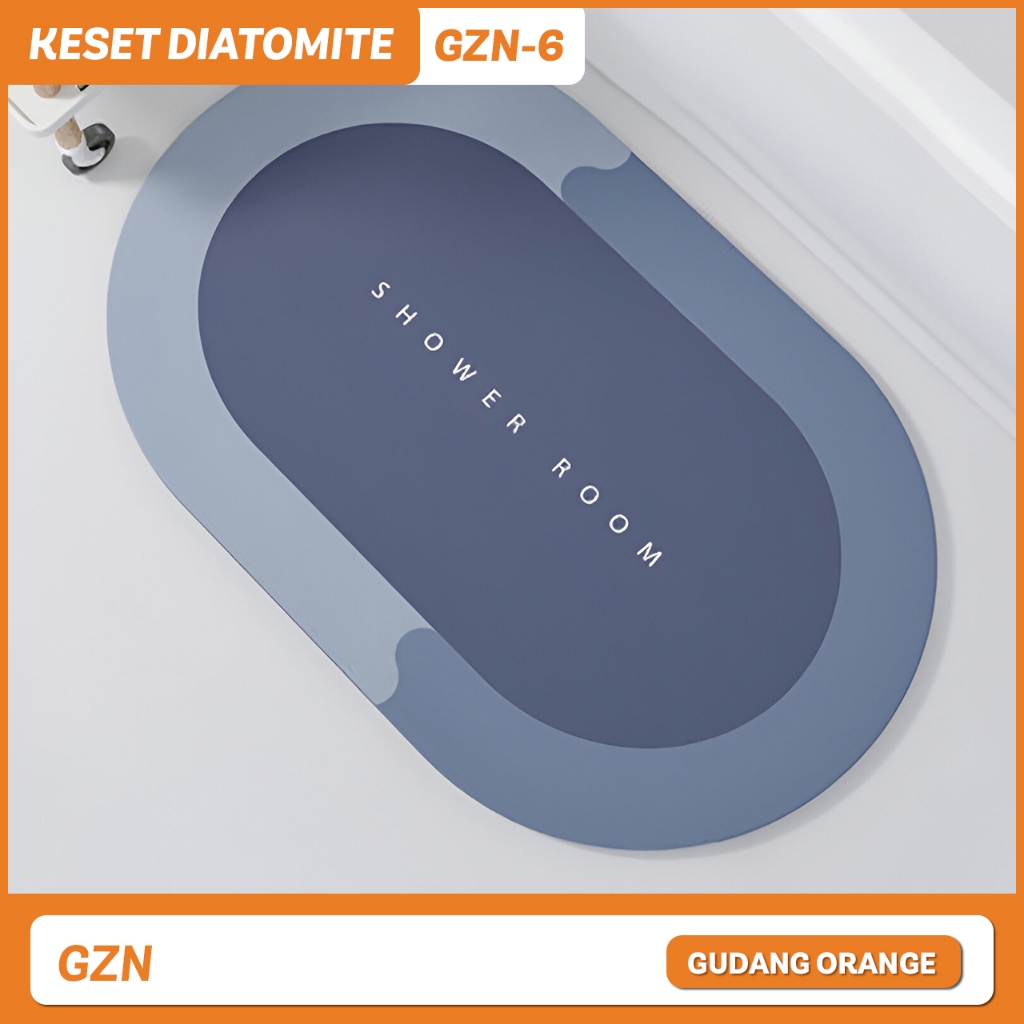 Jual GUDANG02- Keset Diatomite Ketebalan 2,5MM Bundar Keset Kaki Anti ...