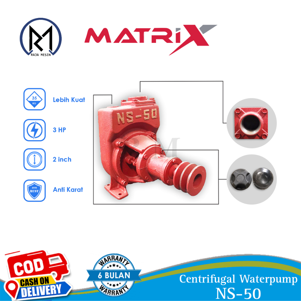 Jual Pompa Air Irigasi / Water Pump NS 50 MATRIX /MAESTRO + Packing Kayu | Shopee Indonesia