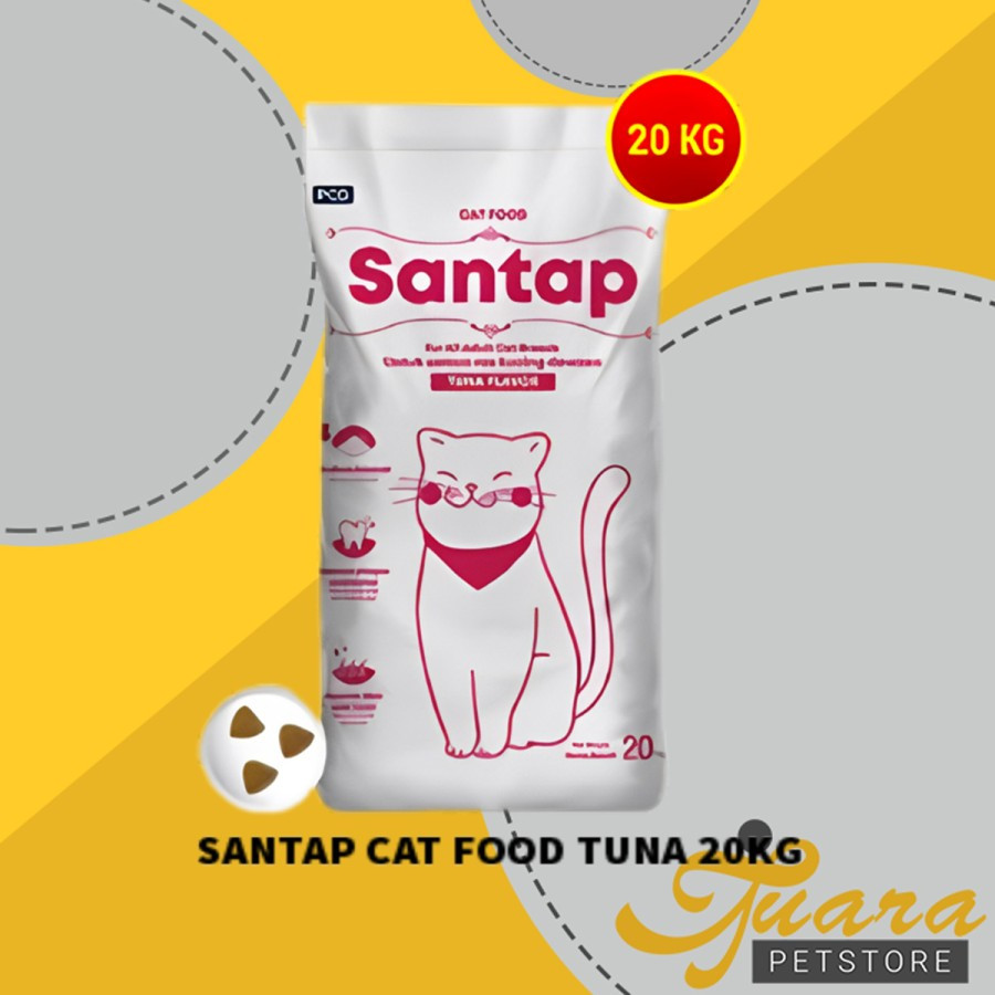Jual Makanan Kucing Santap Cat Food Adult 20 Kg | Shopee Indonesia