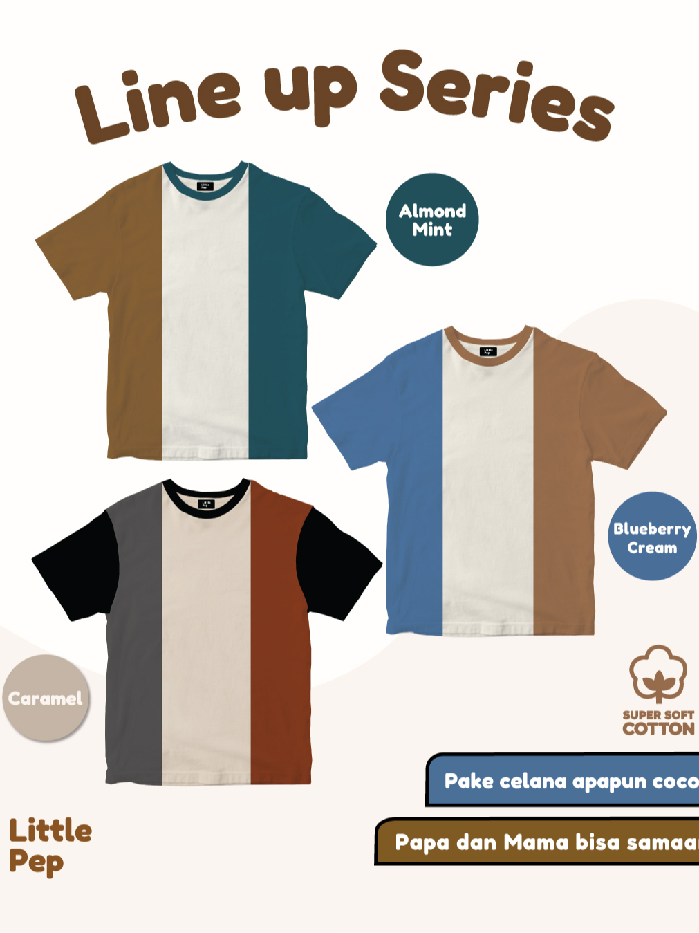 Jual Little Pep - Line Up Series - Baju anak dengan tema inspirasi dari ...