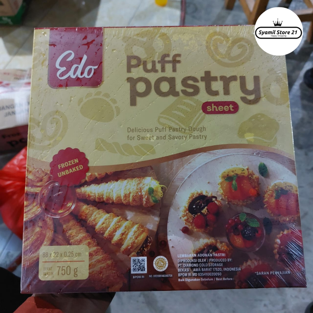 Jual KHUSUS JABODETABEK - JUMBO - Puff Pastry Sheet 750 gr Kulit ...