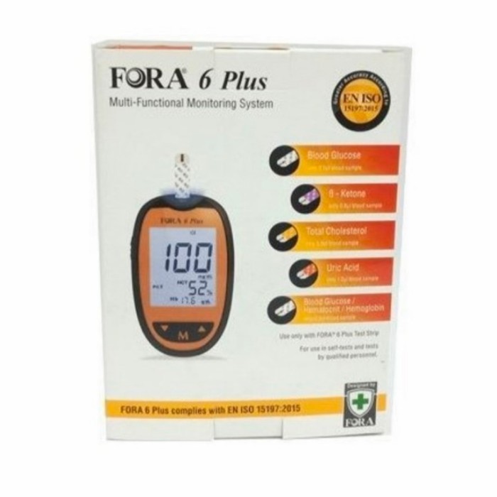 Jual FORA - ALAT CEK DARAH 6 IN 1 MULTIFUNGSI | Shopee Indonesia