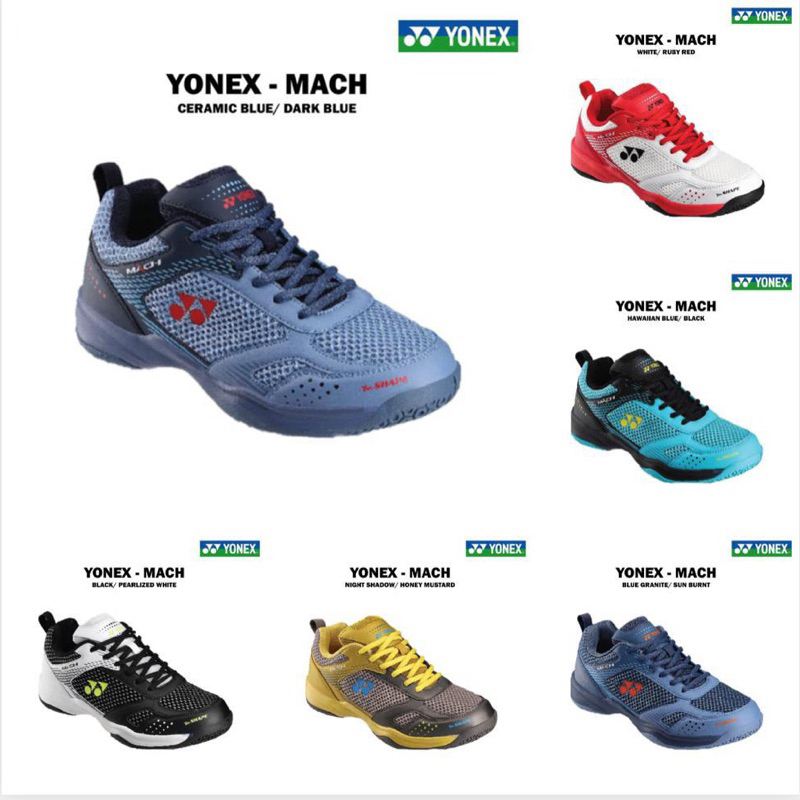 Jual Sepatu Badminton Yonex Mach Original | Shopee Indonesia