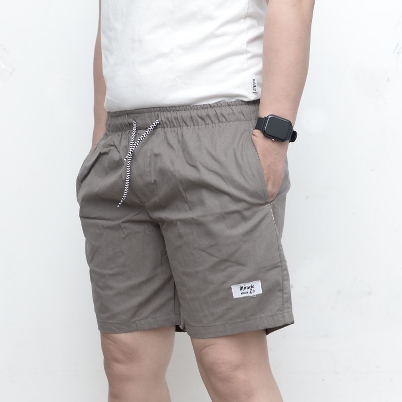 Jual Celana Pendek Boardshort Shortpants Pria Wanita Dewasa Grey Abu Distro Original Miracle.co ...