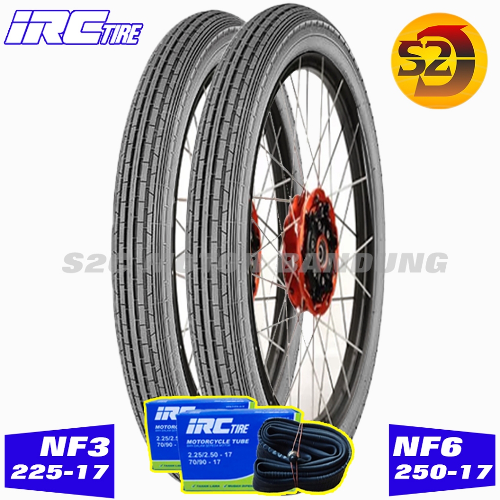Jual PAKET BAN JADUL GRAND LEGENDA C70 ASTREA PRIMA IRC NF3 NF6 225-17 250-17 100% ORIGINAL IRC ...