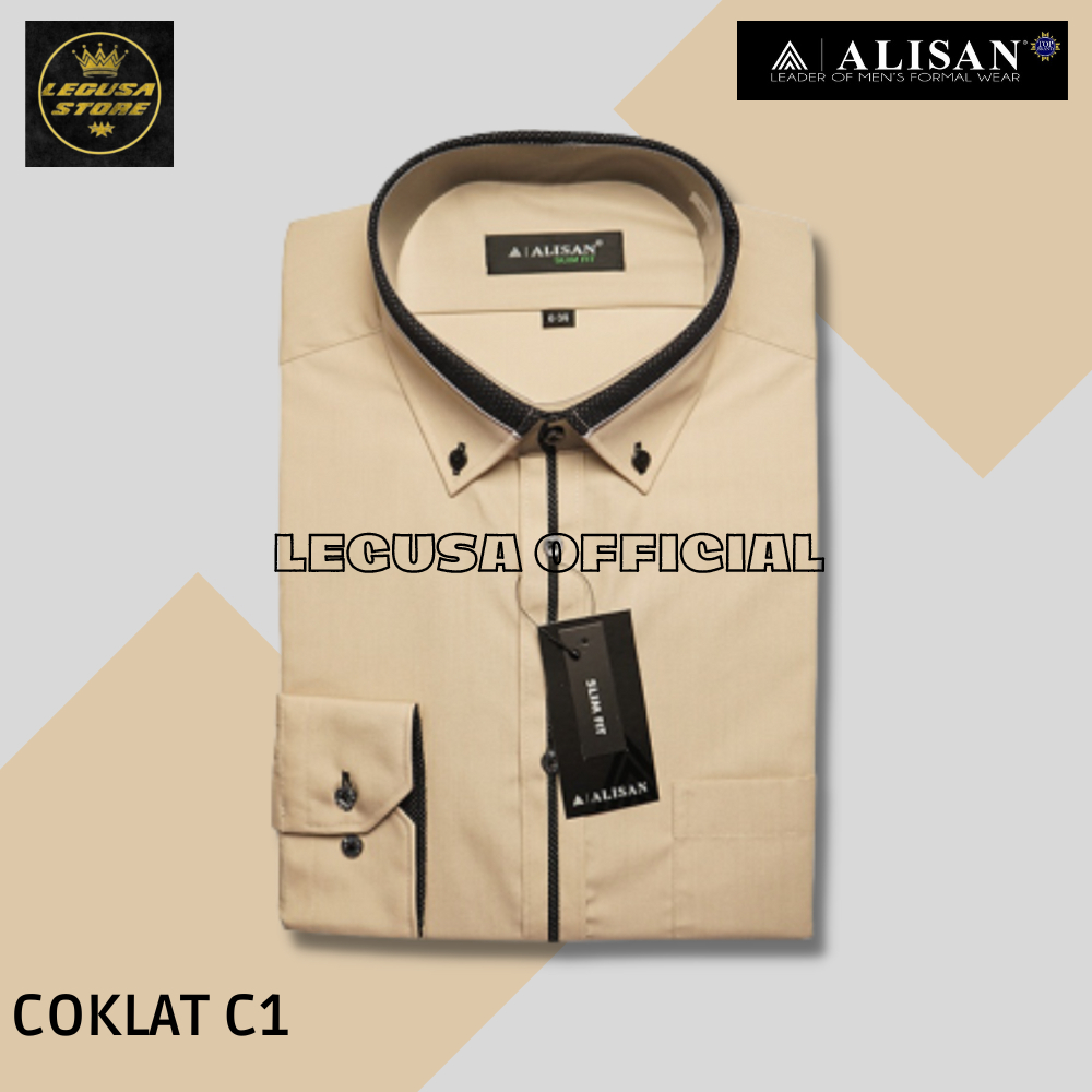 Jual Kemeja Alisan Lengan Panjang Kemeja Formal Pria Alisan SLIM FIT ... Jual Kemeja Alisan Lengan Panjang Kemeja Formal Pria Alisan SLIM FIT ...