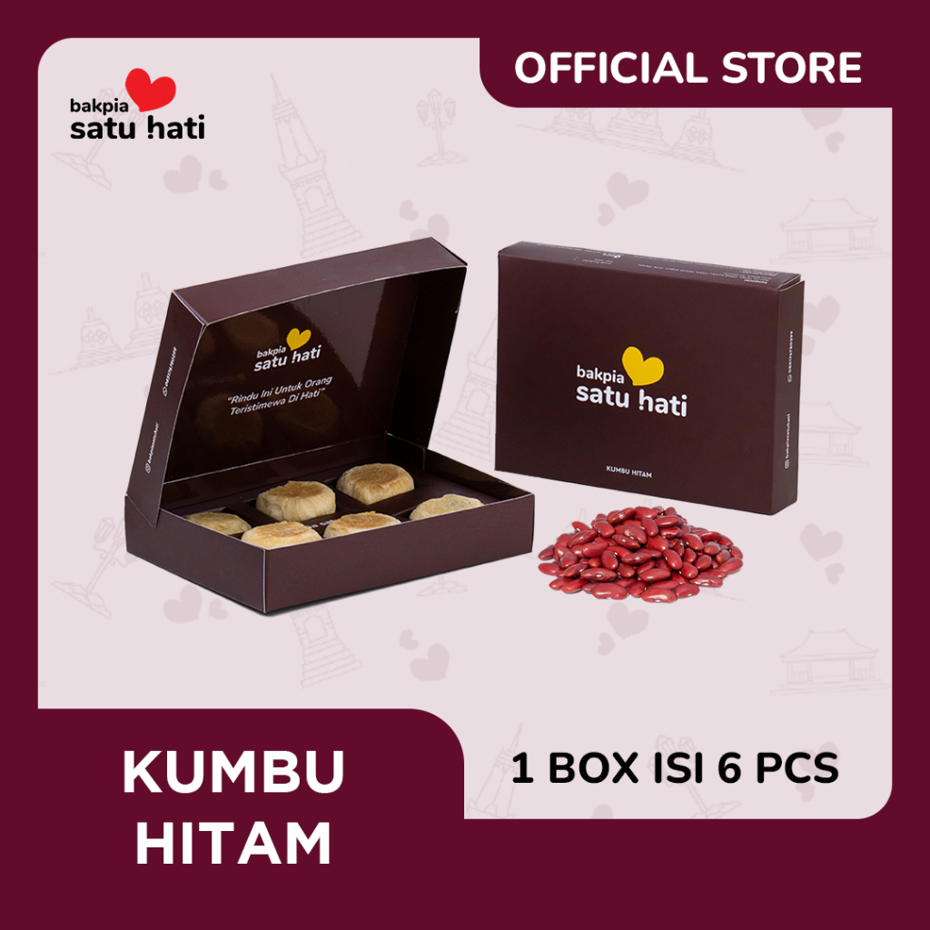 Jual Bakpia Satu Hati Rasa Kumbu Hitam | Oleh-oleh Khas Jogja l Bakpia ...