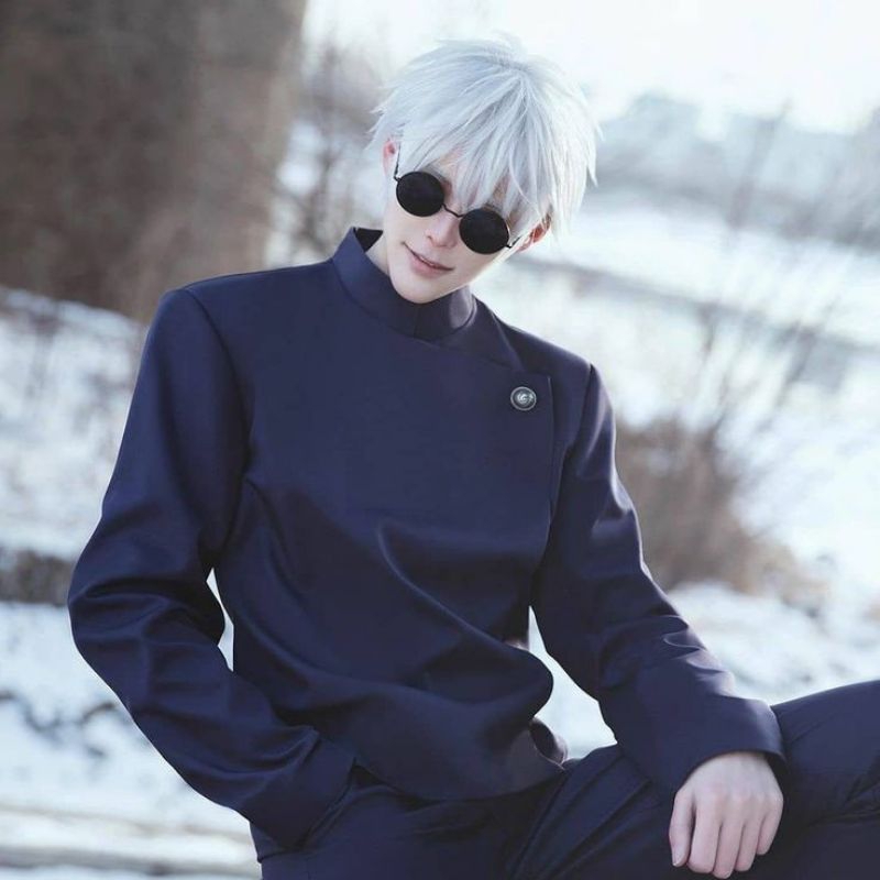 Jual (PRE ORDER) PAKET COSPLAY GOJO SATORU JUJUTSU KAISEN LENGKAP ...