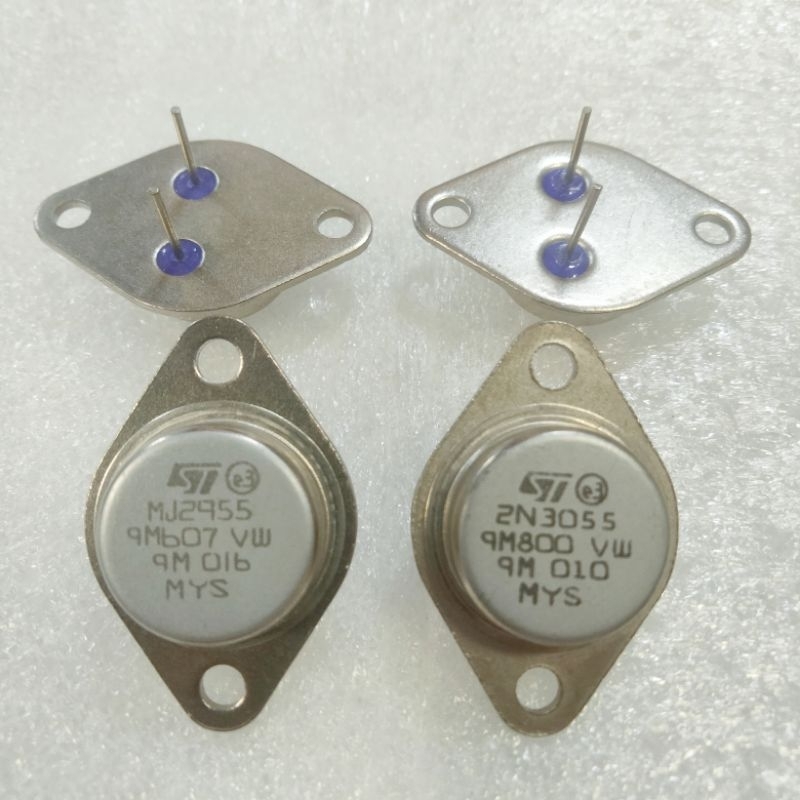 Jual IC TRANSISTOR JENGKOL 2N3055 MJ2955 ST SATU SET | Shopee Indonesia