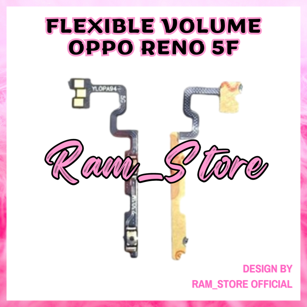 Jual Flexible Volume OPPO RENO 5F Flexibel Flexsibel Flex Flexi ...