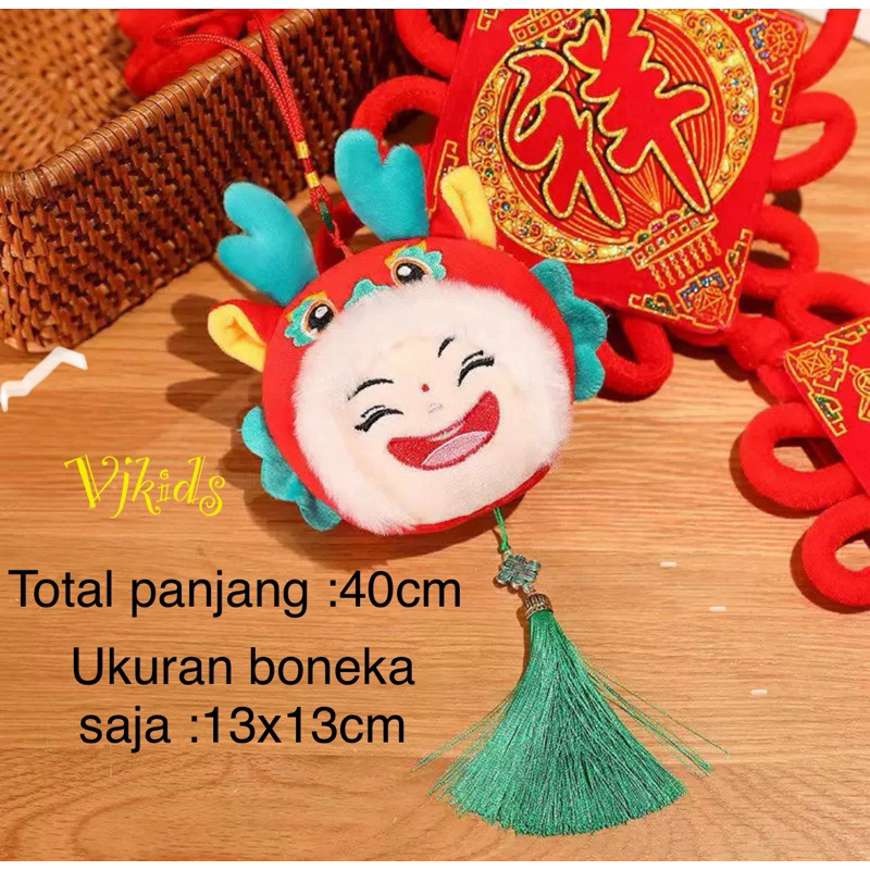 Jual boneka dan gantungan boneka chinese new year 2024, boneka imlek ...