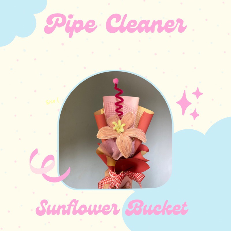 Jual BUCKET BUNGA - Lily Bucket Flower Size (S) | Shopee Indonesia