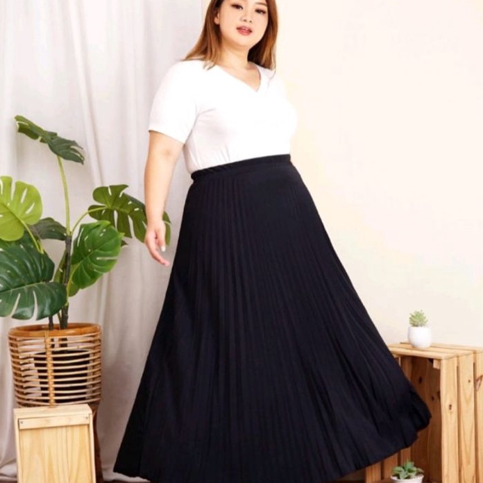 Jual MODEL ZOF958 ROK PLISKET JUMBO (3L) | Shopee Indonesia