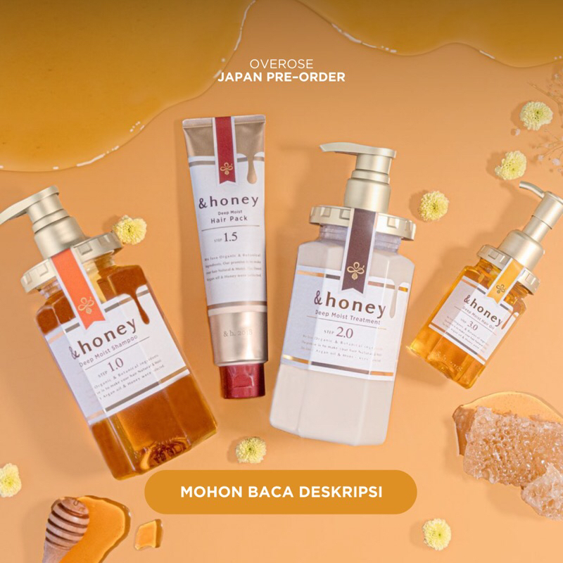 Jual [PO: READY 15 JUNI] &Honey / And Honey Deep Moist Shampoo / Treatment / Hair Oil / Hair ...