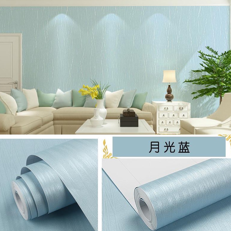 Jual Best Wallpaper Dinding Ukuran 45 Cm X 10 M Motif Batik Polos