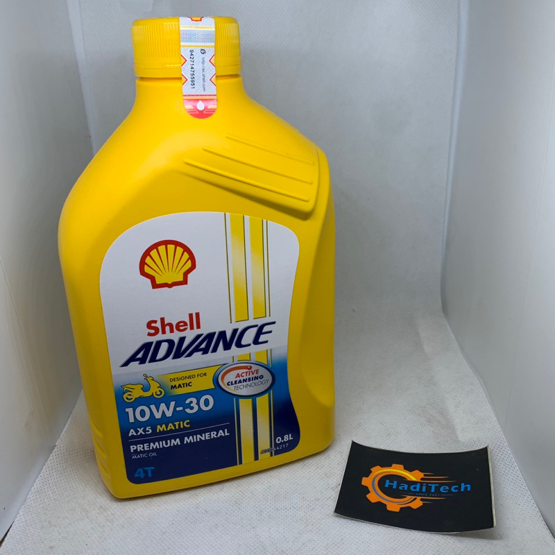 Jual Oli Shell Advance Matic Matik AX5 0,8 L 10W-30 Original Oli Motor ...