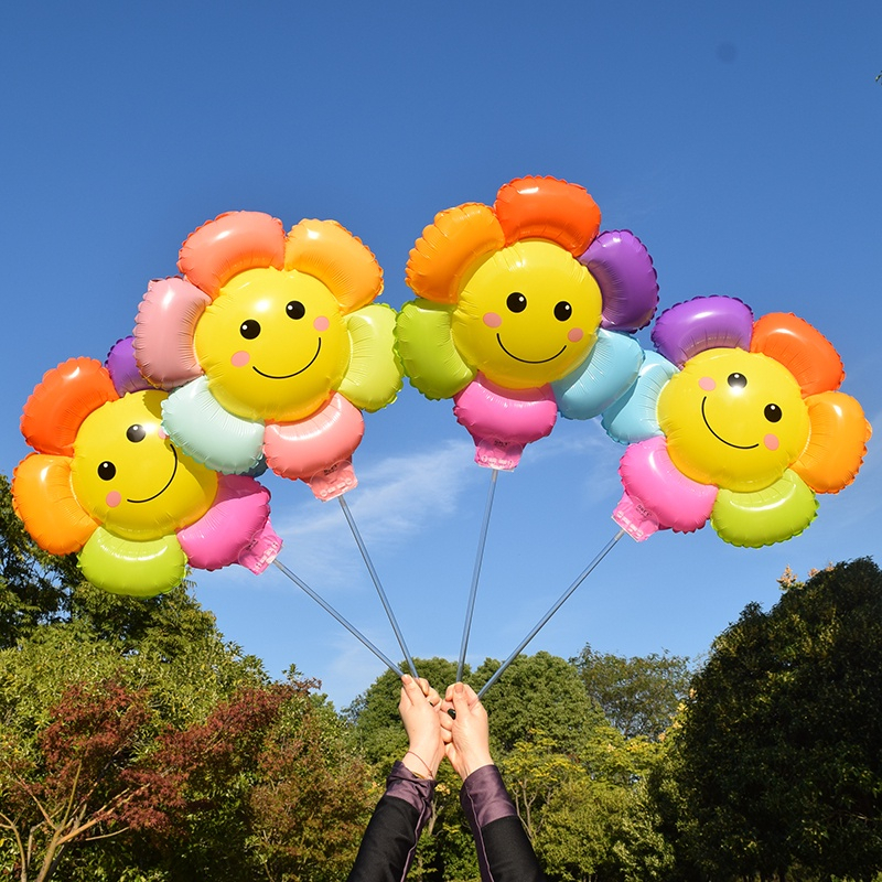 Jual Balon Bunga Matahari Ukuran Besar Dekorasi Pesta/Balon Dekorasi ...