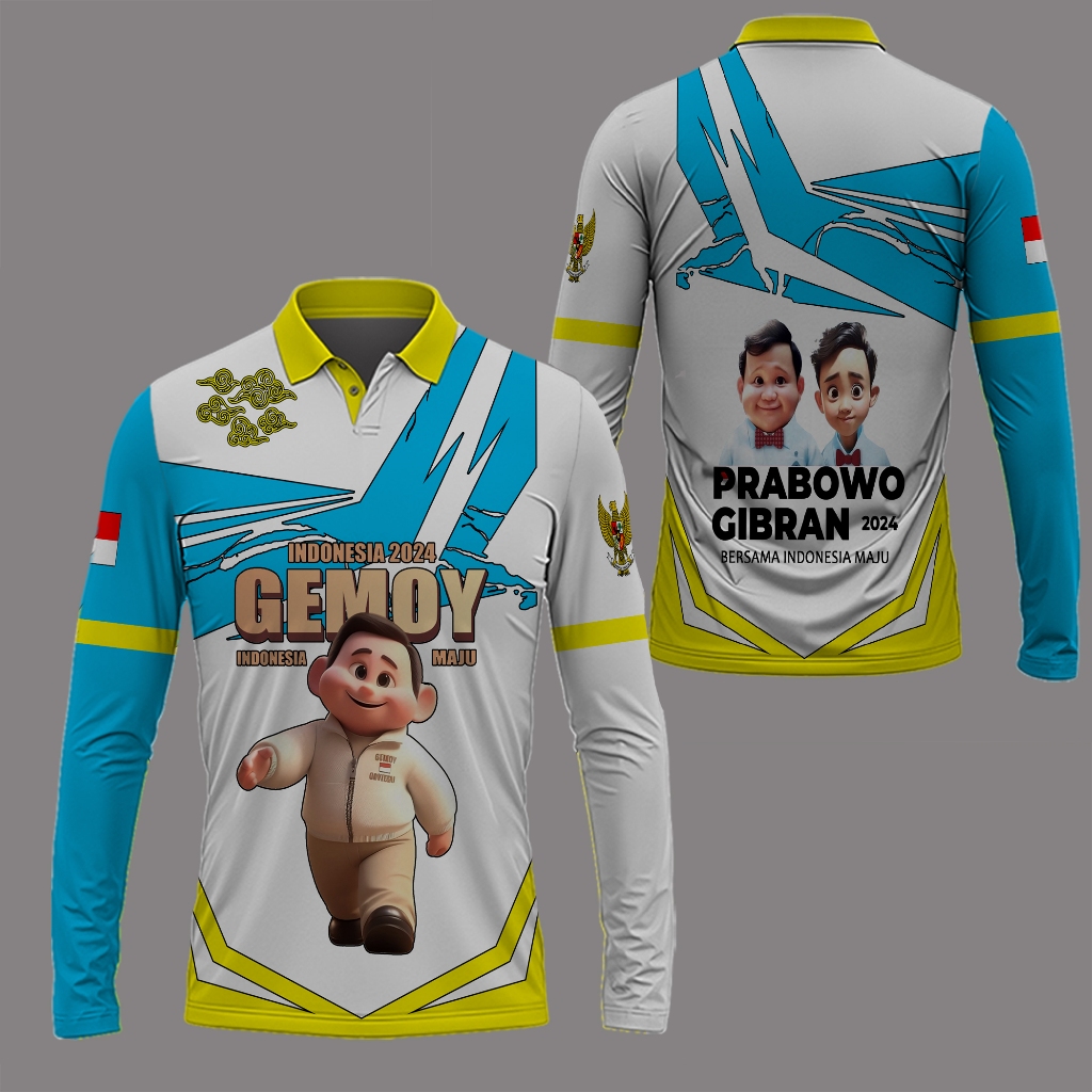 Jual Baju Kaos Pria Berkerah Baju Capres Pribowo Gibran Baju Kaos Gemoy ... Jual Baju Kaos Pria Berkerah Baju Capres Pribowo Gibran Baju Kaos Gemoy ...