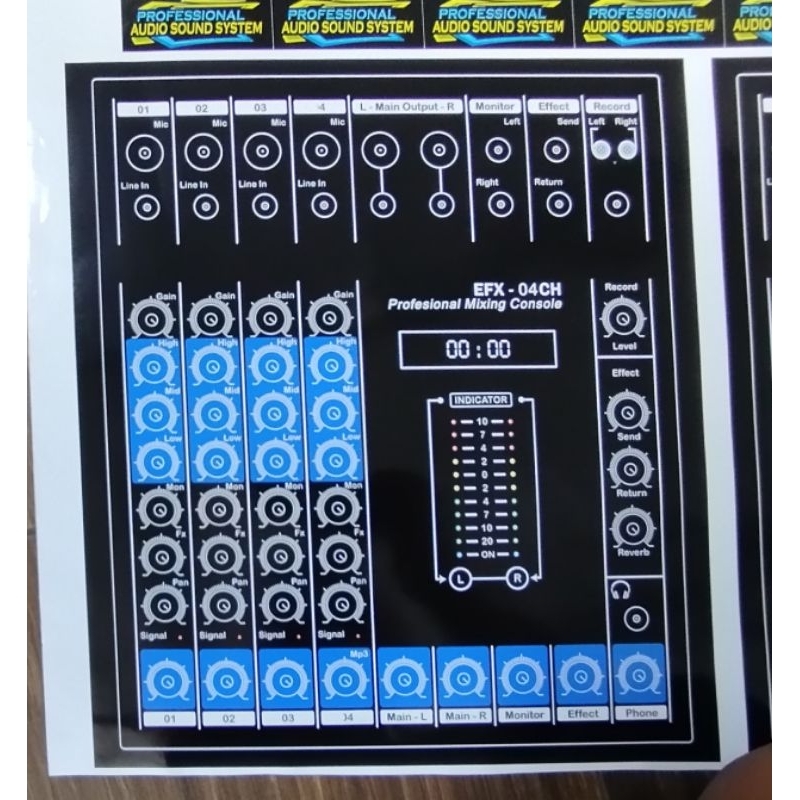 Jual Stiker Mixer 4channel | Shopee Indonesia